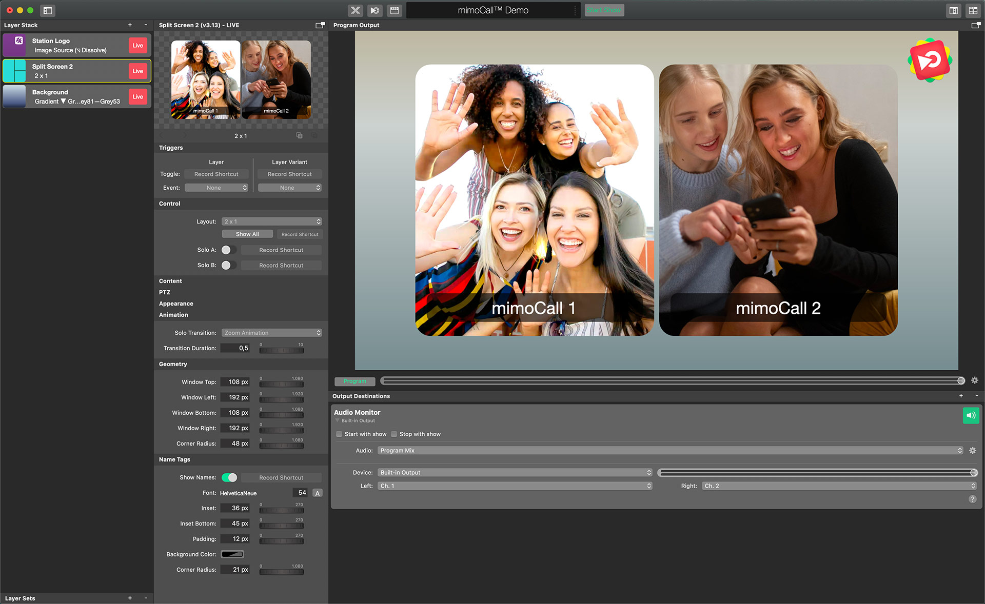 Live Video Calls - mimoCall™ | mimoLive®