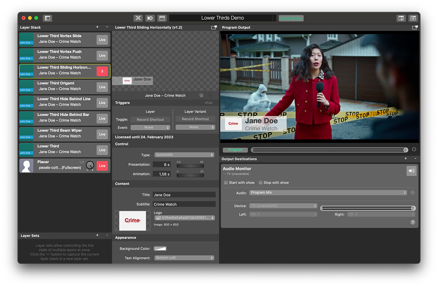 What are lower thirds? | mimoLive®