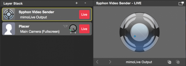 Syphon 视频发送层 | mimoLive®